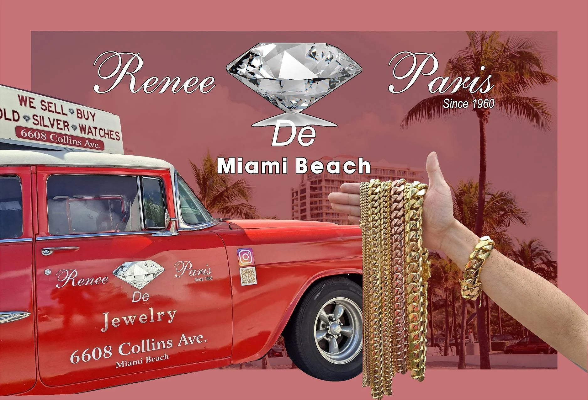 Elevate Your Style with Renee De Paris Jewelry's Stunning Miami Beach