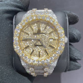42mm Bust Down AP 42 cts VVS1 Audemars Piguet Automatic Two-Tone | Ice