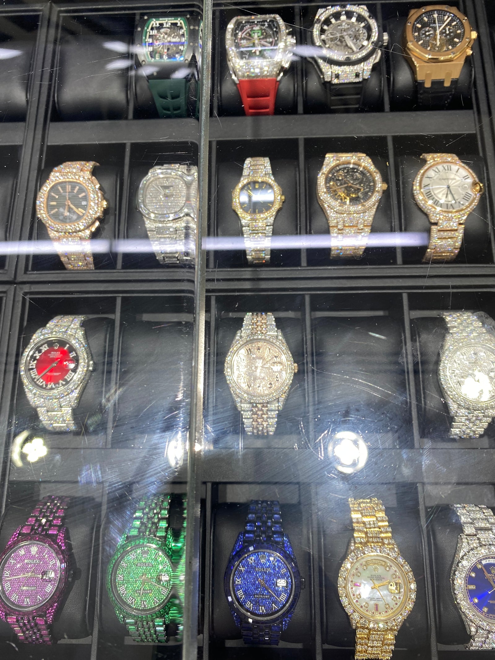 Busted Down Rolex Rose Gold 36mm Watch w/ Arabic Dial with Jubilee ...