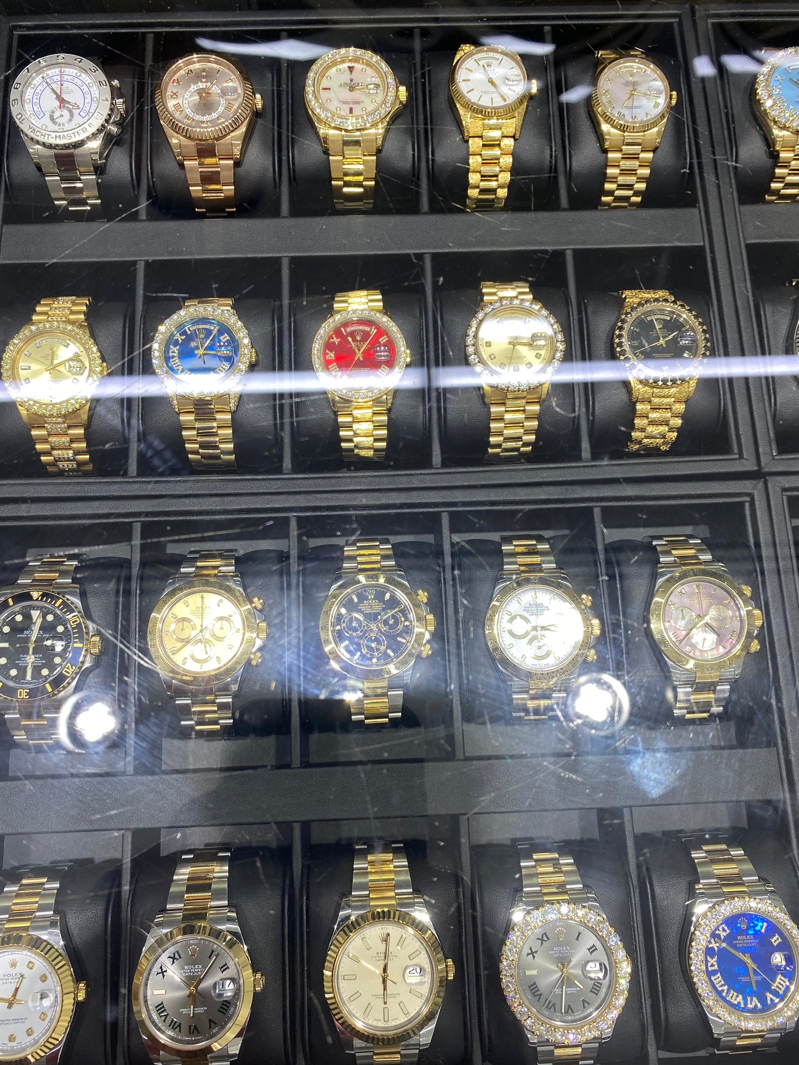 Busted Down Rolex Rose Gold 36mm Watch w/ Arabic Dial with Jubilee ...