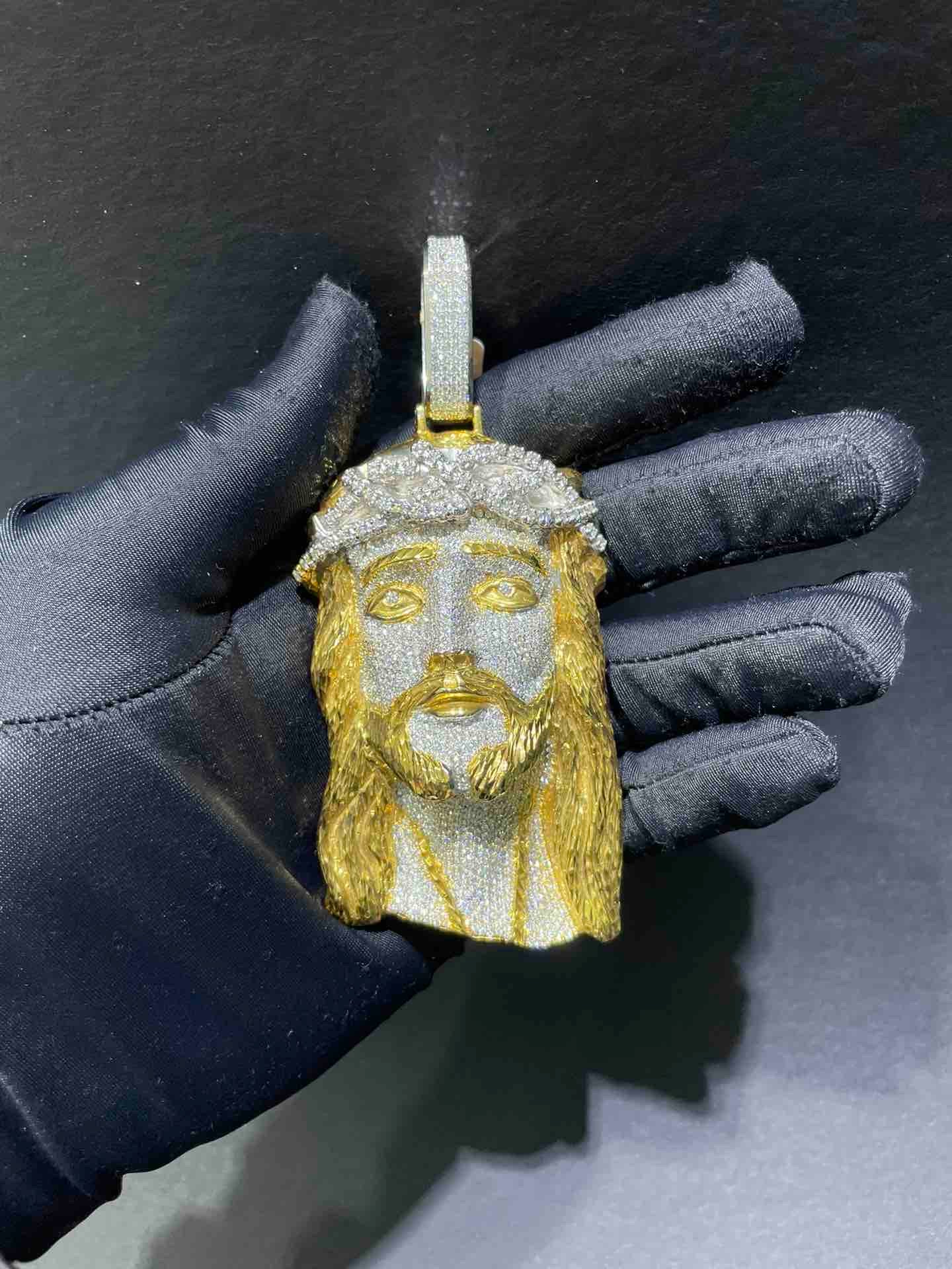 Iced Out Jesus Piece Pendant